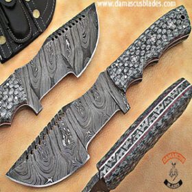 Tracker Hunting Knife Handmade Knife with Sheath | 2025