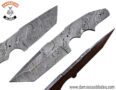 Damascus Tracker Knife Blank Blade | Handcrafted Forged Knives